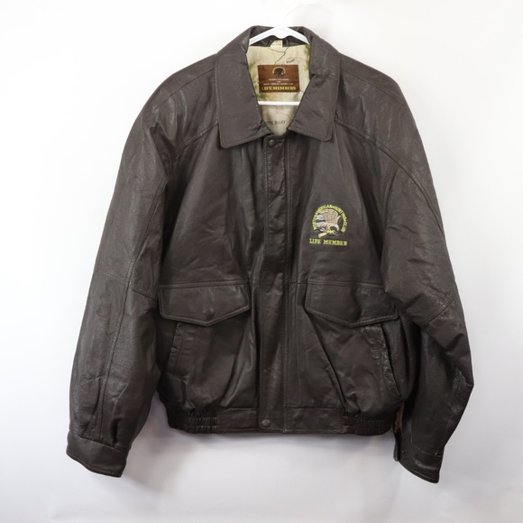 Vintage | Jackets & Coats | Mens North American Hunting Club Leather ...